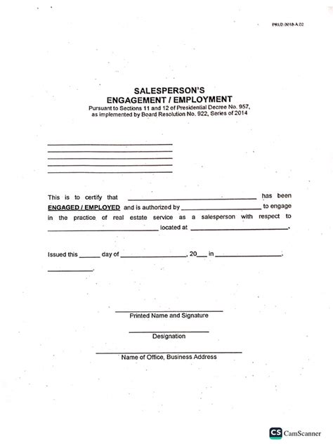 Salespersons Engagement Dhsud Pdf