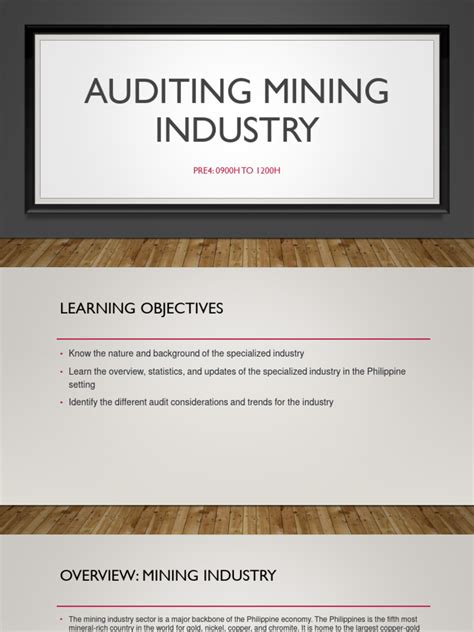 Pre4 Auditing Mining Industry Pdf