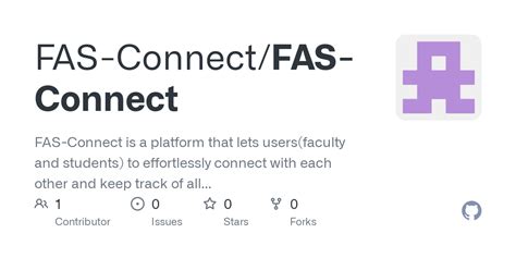 Github Fas Connectfas Connect Fas Connect Is A Platform That Lets