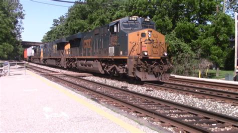 [4k] 6 04 22 Csx I032 03 Has An Ac Dc Dc Gevo Power East At St Denis Md Youtube