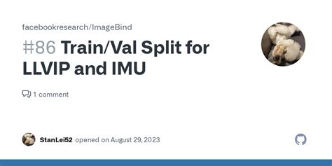 train val split for llvip and imu · issue 86 · facebookresearch