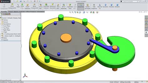 Solidworks tutorial | sketch intermittent motion mechanism in Solidworks - YouTube