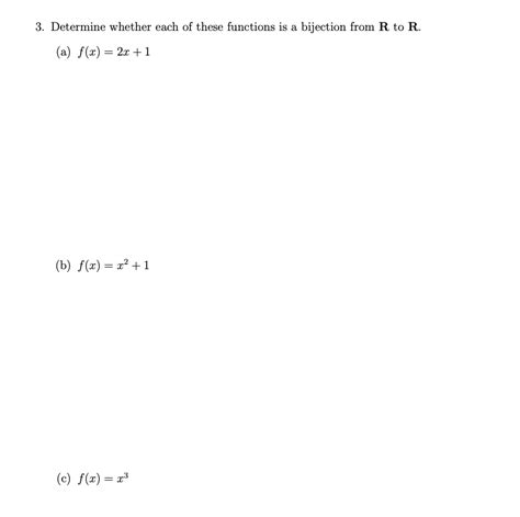 Solved 3. Determine whether each of these functions is a | Chegg.com