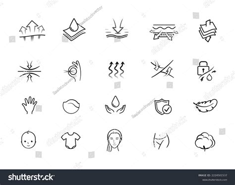 Set Icons Material Vector Illustration On Stock Vector Royalty Free