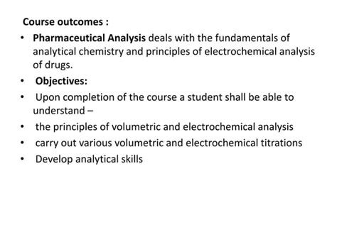 Methods Of Minimizing Errors Pptx Chemistry Science