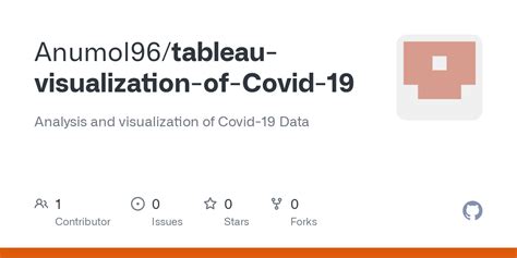 GitHub Anumol Tableau Visualization Of Covid Analysis And Visualization Of Covid Data
