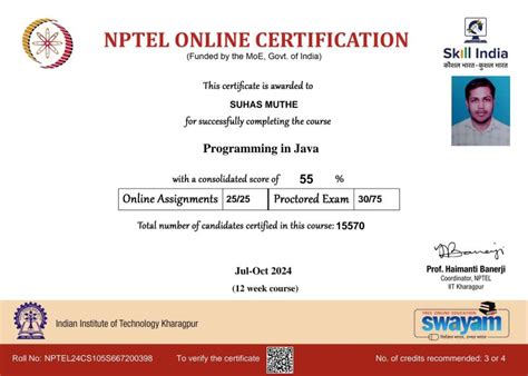 suhas muthe on linkedin nptel java programming skilldevelopment