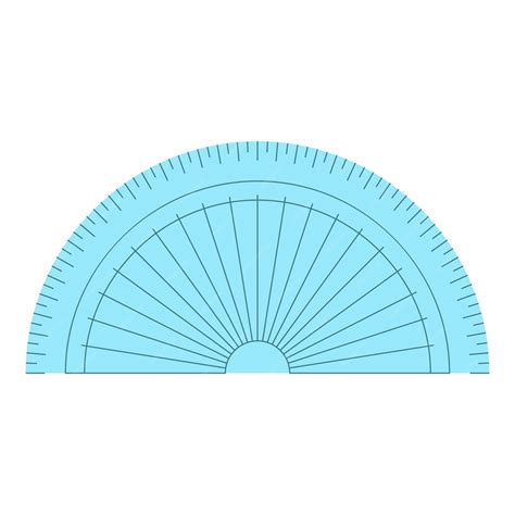 Premium Vector Protractor Icon Cartoon Illustration Of Protractor