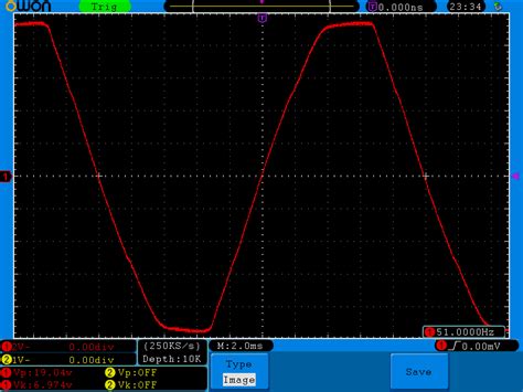 Ac Waveform From Transformer Is Clipping Electrical Engineering Stack