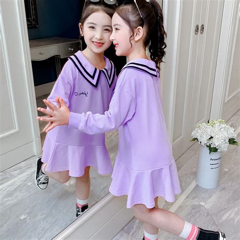 2020ใหม่ต่างประเทศเจ้าหญิงกระโปรงสาวเสื้อผ้าเด็กเสื้อกันหนาวกระโปรง