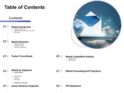 Global Cloud Based Email Security Market Table Of Contents Formats Pdf
