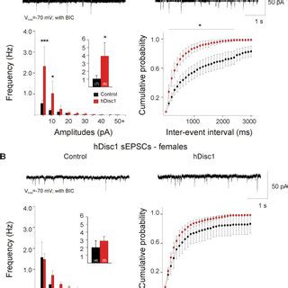 Sex Differences In HDisc Glutamatergic Synaptic Activity Download Scientific Diagram