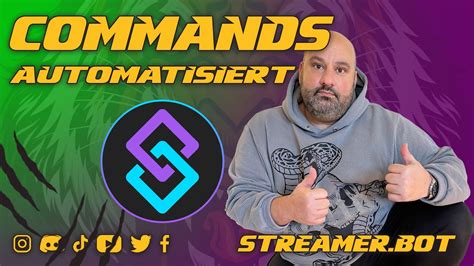 Automatisierte Commands Mit Dem Streamerbot Tutorial 2023 Youtube