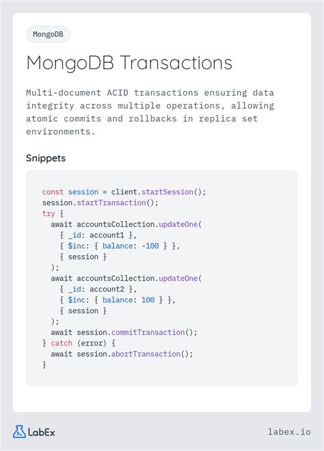 Mongodb Transactions