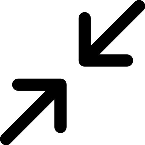 Minimize Vector SVG Icon SVG Repo