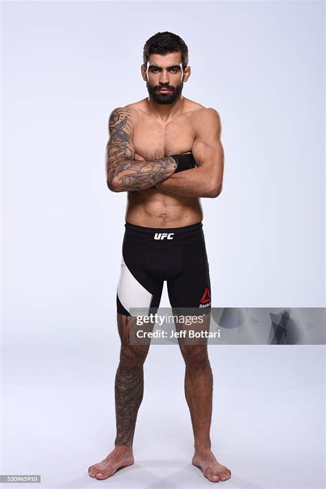 Elizeu Zaleski Dos Santos Poses For A Portrait During A Ufc Photo