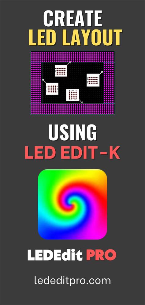 How To Create Led Layout Using Lededit K Software Layout Led Software