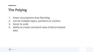 Polylog A Log Based Architecture For Distributed Systems PPT