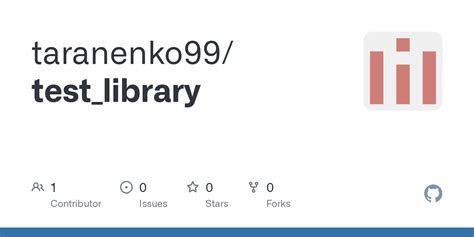 GitHub Taranenko Test Library