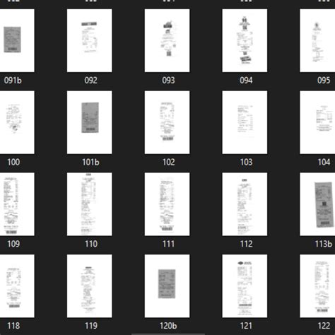 Scanned Czech Receipts Dataset Kaggle