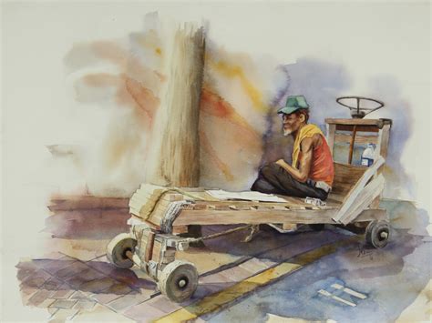 Sitting Cart Man By Sean Henry Kulcha Connect