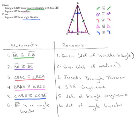 Segment Bisector Proofs