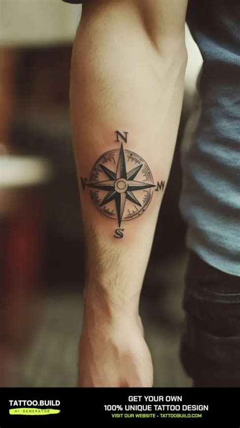 30 Compass Forearm Tattoo For Guys Tattoo Build