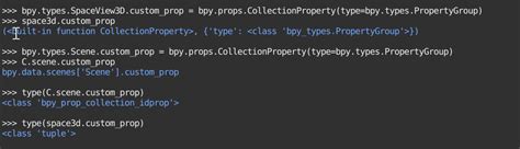 Custom Collection Property On Spaceview3d Type Creates A Tuple