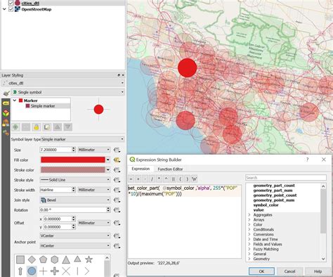 Qgis Point Pattern Gradient Fill Geographic Information Systems