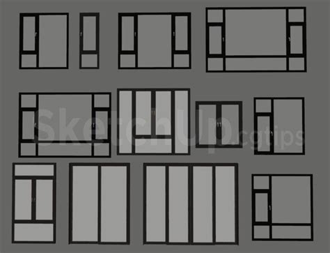 6736 Free Sketchup Windows Models Download
