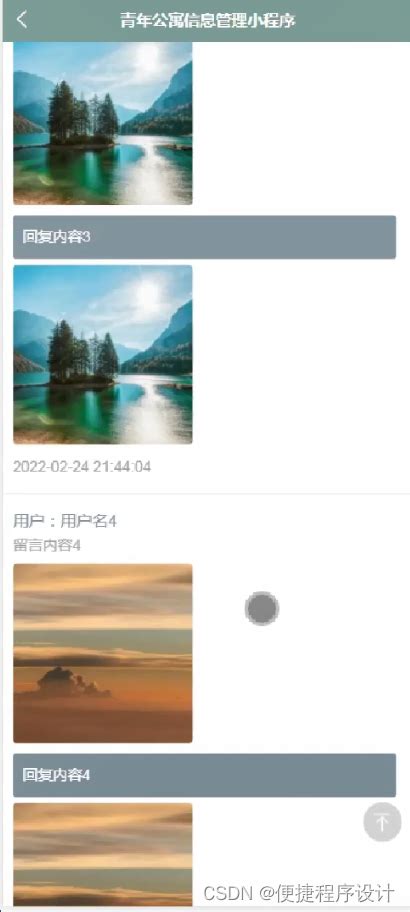 Springboot计算机毕业设计青年公寓信息管理小程序【附源码】开题论文mysql程序部署spring Boot课程设计代码 Csdn博客