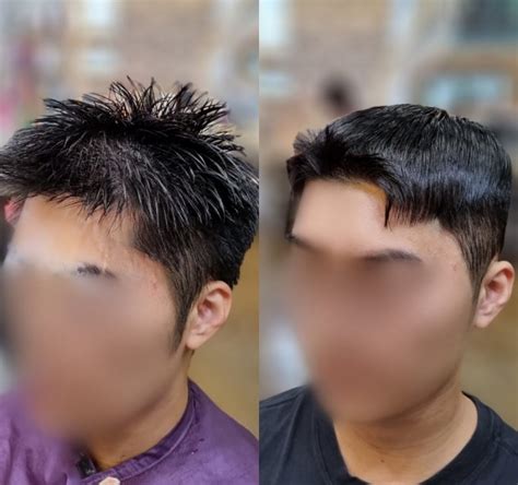 전역 후 남자 다운펌 스타일 짧은 머리 드롭컷 다운펌 헤어디자이너 리키 네이버 블로그