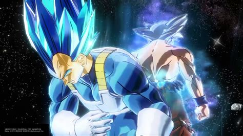 드래곤볼 제노버스2 무의식의 극의 오공vs블루진화 베지터 Youtube
