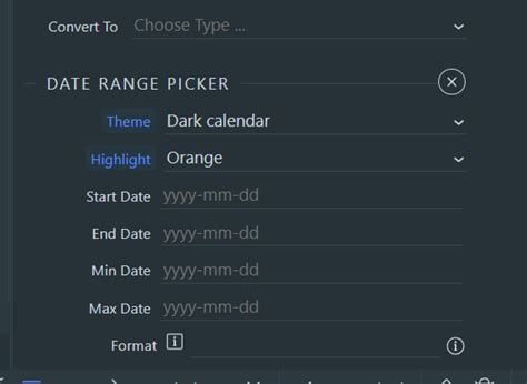 Date And Date Range Picker Theme And Highlight Wont Work Bugs Wappler Community