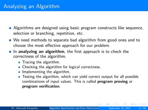 Algorithm Specification And Data Abstraction Pdf