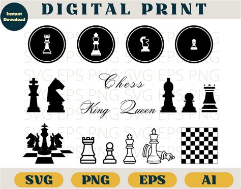 Chess Svg Chess Clipart Chess Board Chess Pieces Svg Png Eps Ai Chess Chess Game Chess