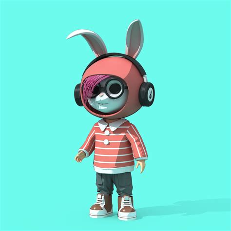 Bunny Collection 872 3d Model Cgtrader