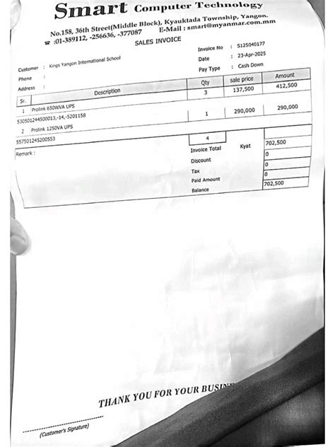 Ups Invoice Pdf