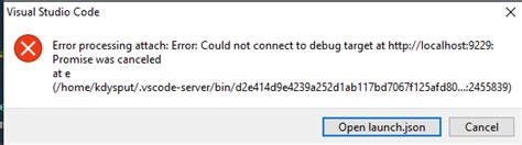 Cannot Connect With Node App Via Remote Debugger Issue Microsoft Vscode Github