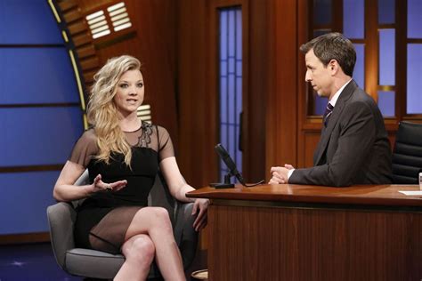 Natalie Dormer At Late Night Show With Seth Meyers Hawtcelebs
