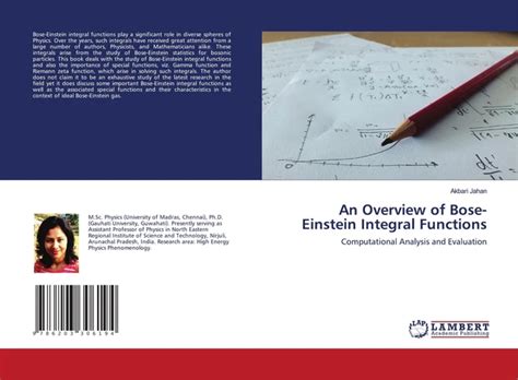 An Overview Of Bose Einstein Integral Functions Akbari Jahan