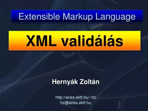 Ppt Extensible Markup Language Powerpoint Presentation Free Download