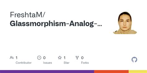 Github Freshtamglassmorphism Analog Clock Using Css And Javascript Main