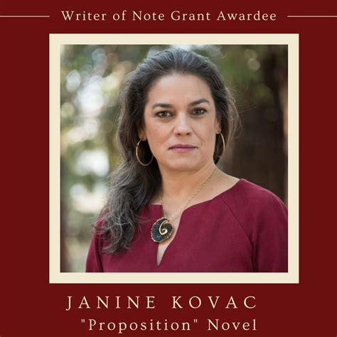 Congratulations Janine Janine Kovac Is A Writer And Interdisciplinary Artist Living In The San