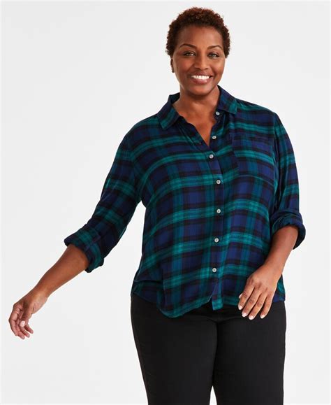 Styleandco Style And Co Plus Size Perfect Shirt Created For Macys