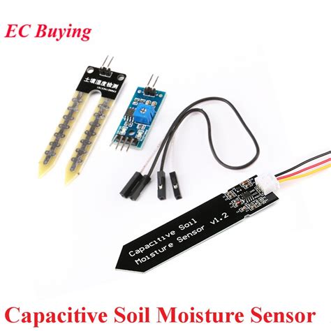 Capacitive Soil Moisture Hygrometer Detection Humidity Sensor Module Wide Voltage Analog