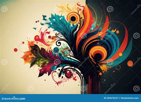 Creativity Abstract Art Generative Ai Stock Illustration
