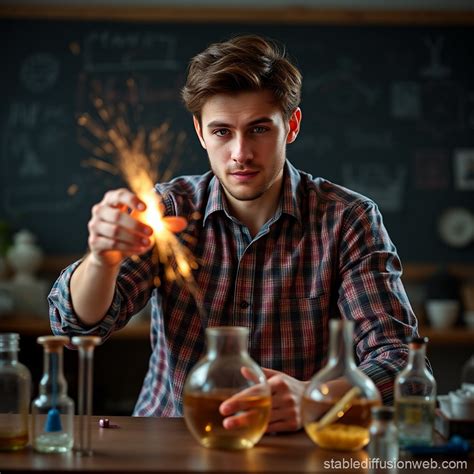 Physics Teacher Experiment Demonstration Stable Diffusion Online