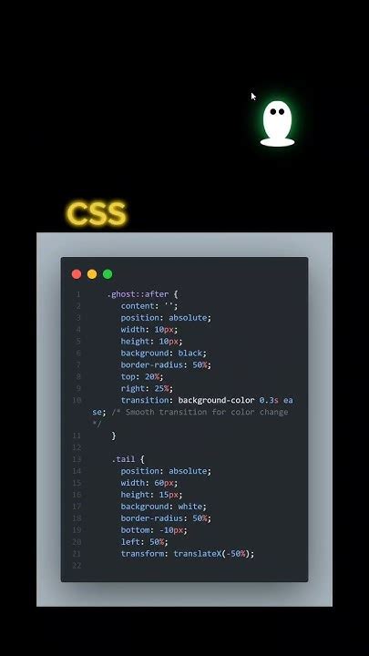Mouse Following Animetion Using Htmlandcsscoding Htmlcssjavascript Trending Shorts