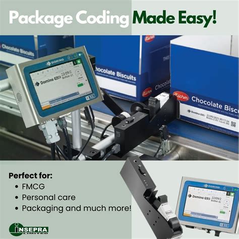 Insepra Limited On Linkedin The G50i Coding Printer From Domino Printing Offers Exceptional Print